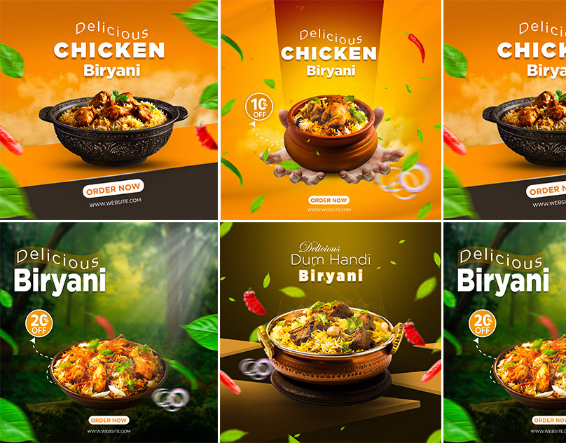 Biryani Creative Food Social Media Ads Design by Md Jubayer Ahmed on ...