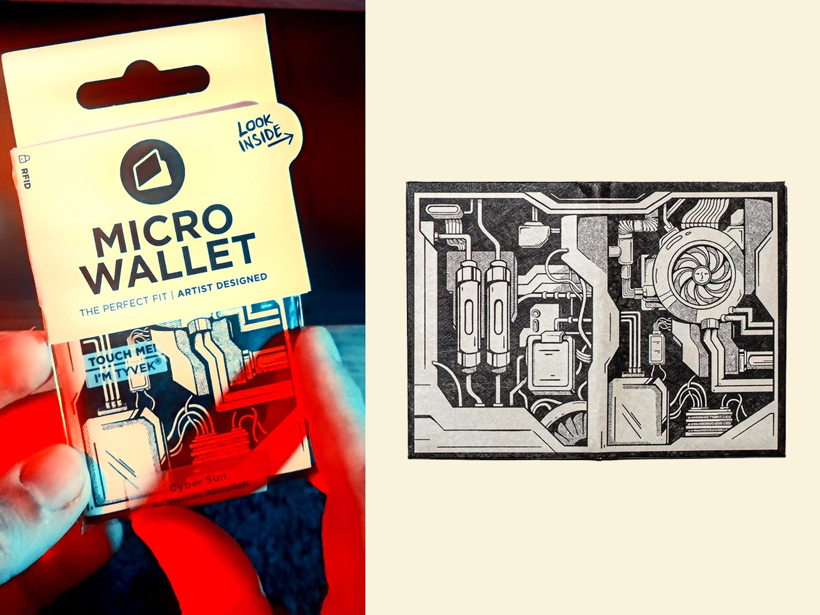 Cyber Sun - PaperWallet cyberpunk wallet by Marcos Abdallah on Dribbble