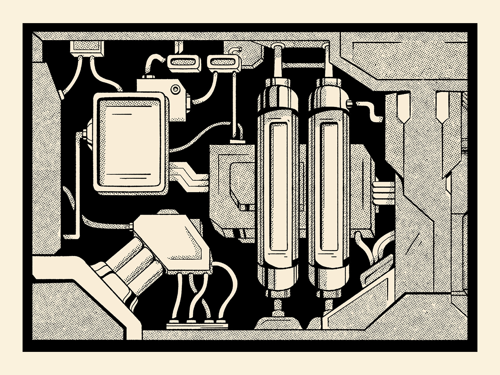 Cyber Sun - PaperWallet cyberpunk wallet by Marcos Abdallah on Dribbble