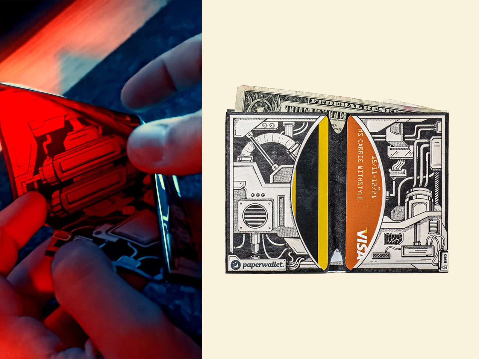 Cyber Sun - PaperWallet cyberpunk wallet by Marcos Abdallah on Dribbble