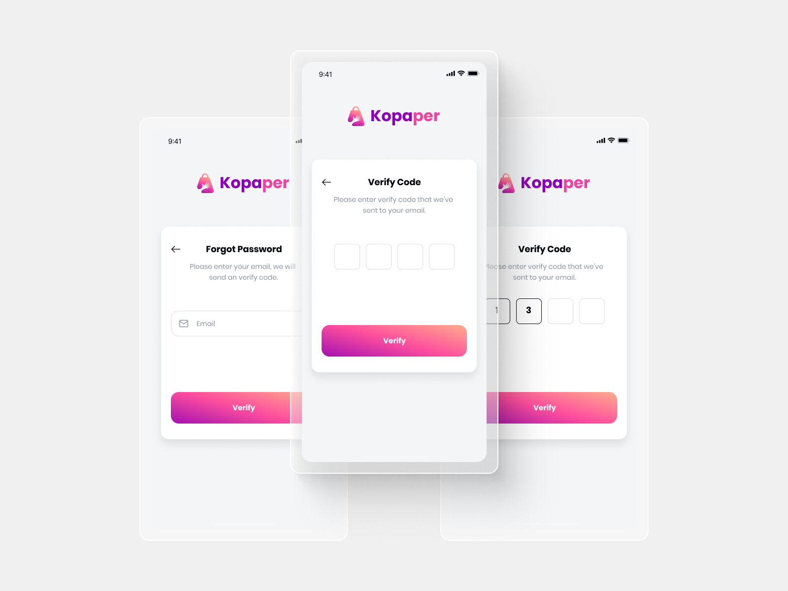 Ecommerce App Otp Verification By Md Rafatul Islam On Dribbble