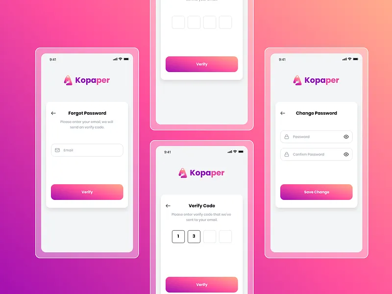 Otp Verification designs, themes, templates and downloadable graphic ...