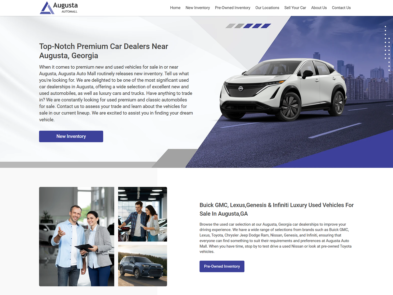 Car Dealer Group website and images design by Deepesh on Dribbble