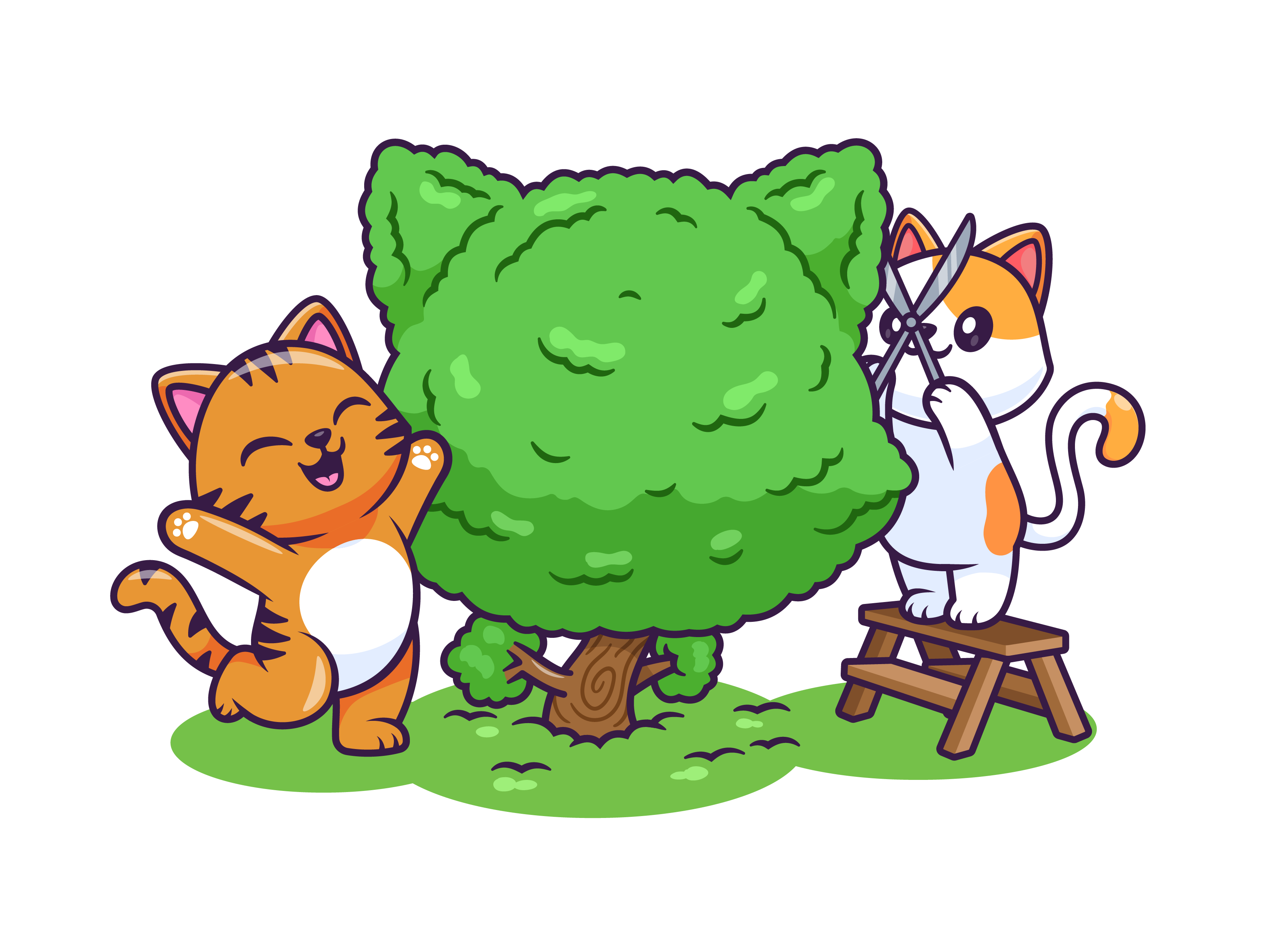 Cat Tree🐱🌳 by catalyst on Dribbble
