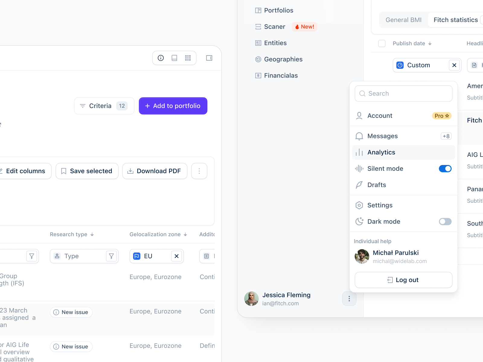 Fitch - Color impact by Piotr Kaźmierczak on Dribbble