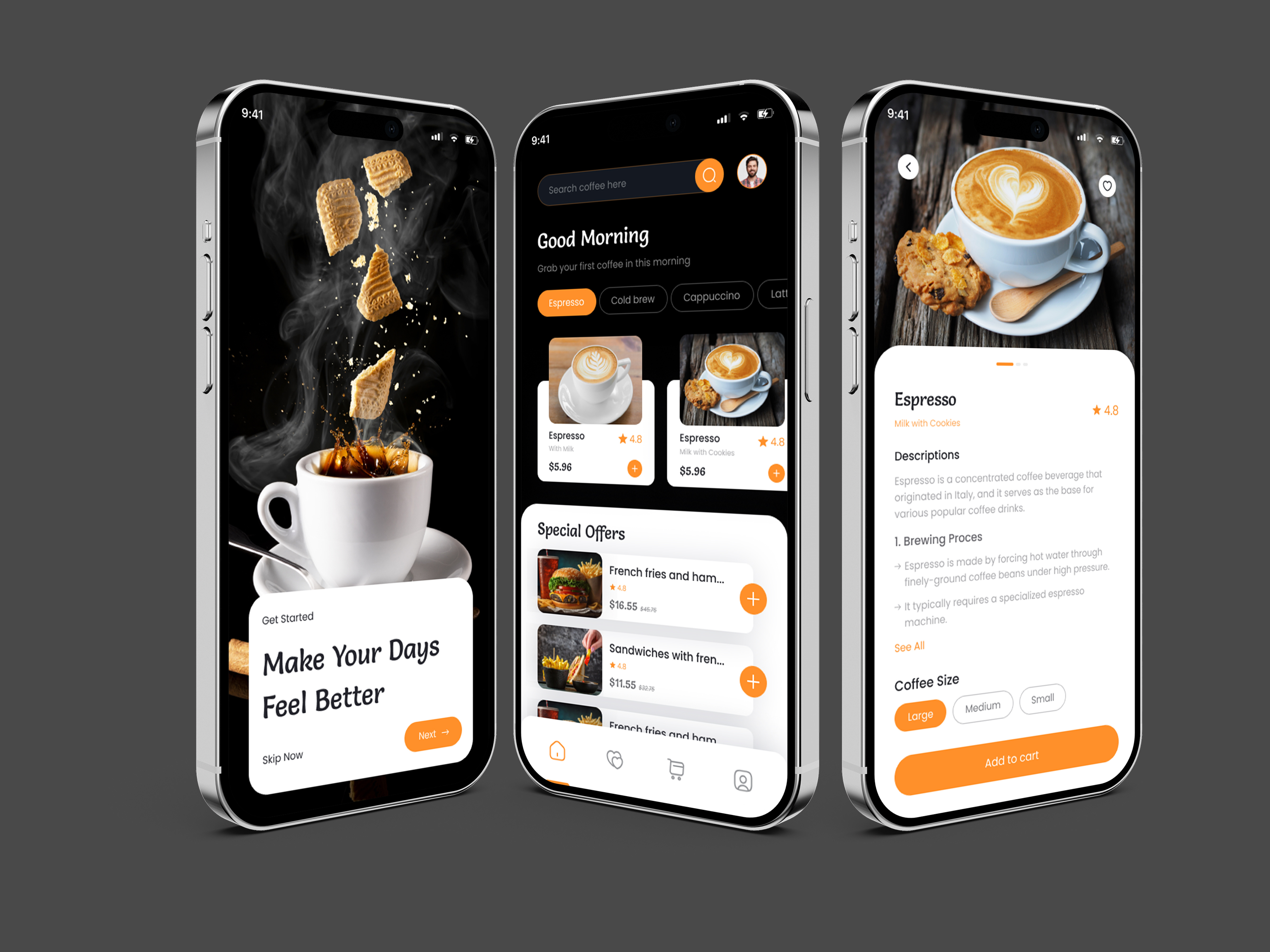 Coffee Shop Mobile app UI by Creativilo on Dribbble