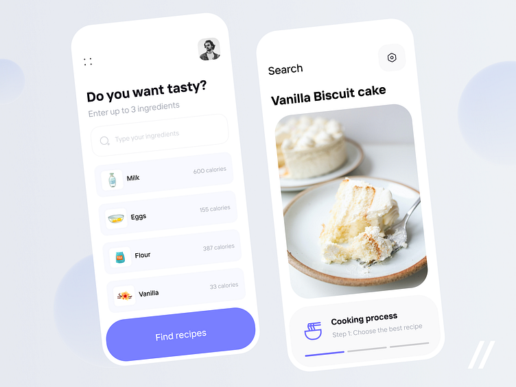 Recipe Generator Mobile IOS App by Purrweb UI/UX Agency on Dribbble