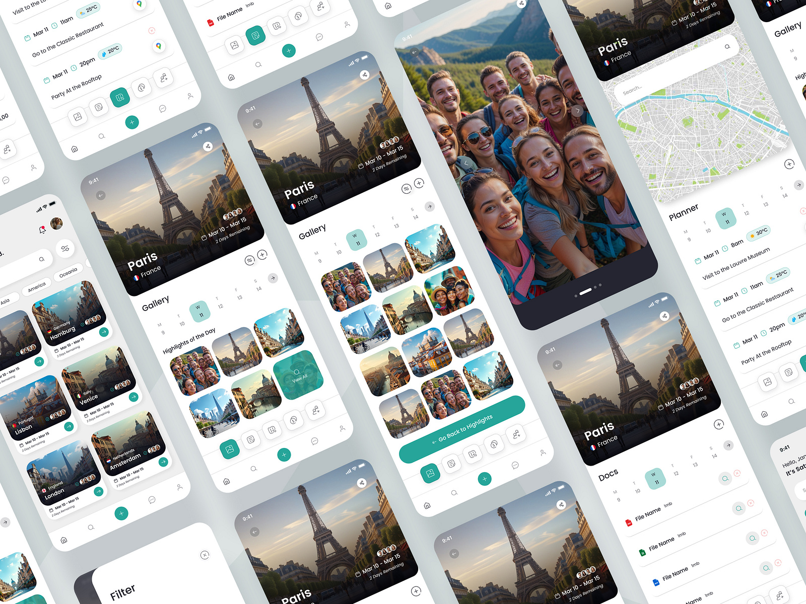 Travel Planner App by Angélica Morais on Dribbble