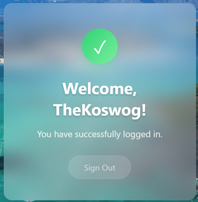 Glassmorphism Login Page UI by TheKoswog on Dribbble