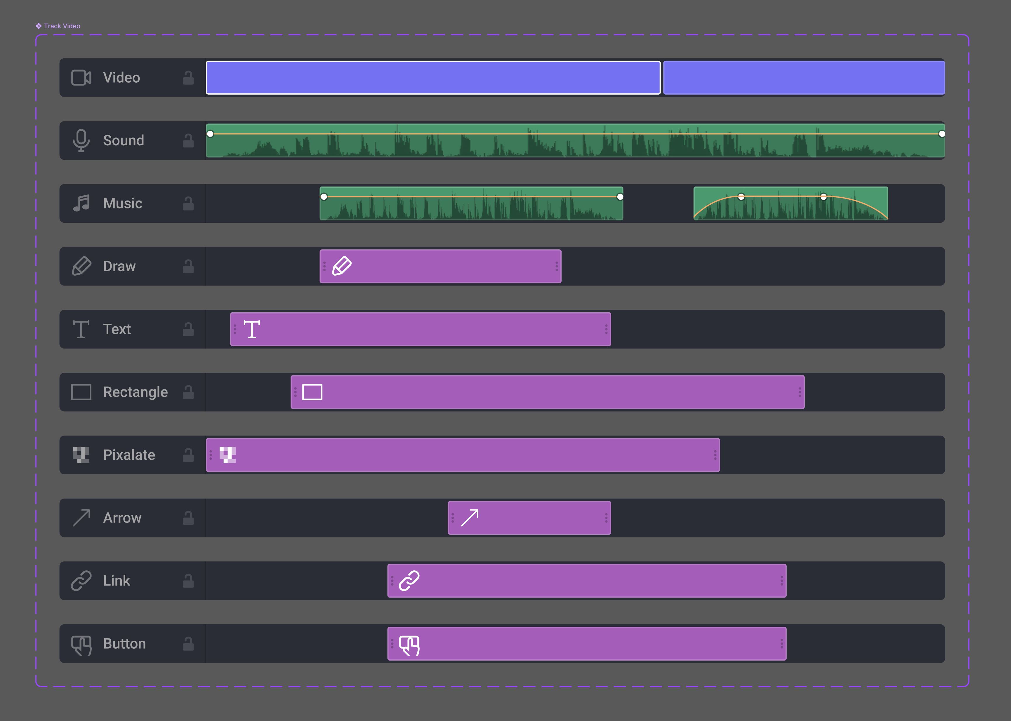 Video Editor prototype designed in Figma. by Eugene Dobrik on Dribbble