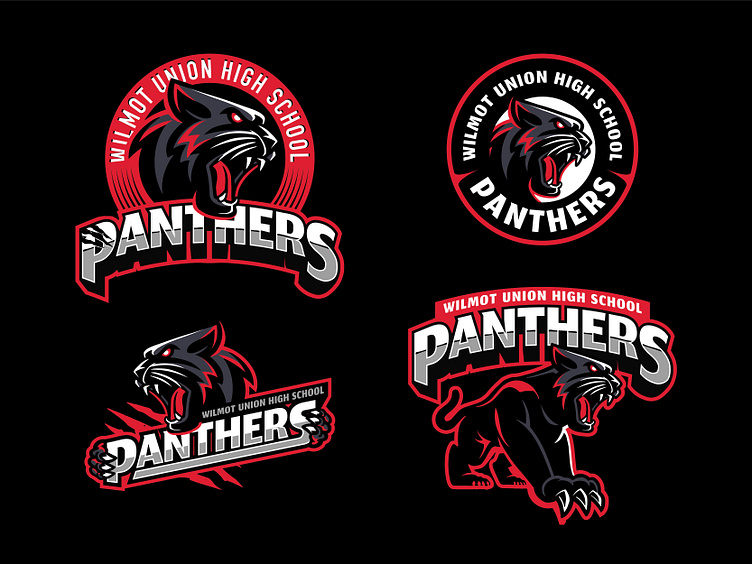 Panthers Logo Collection by Inklorious Design on Dribbble