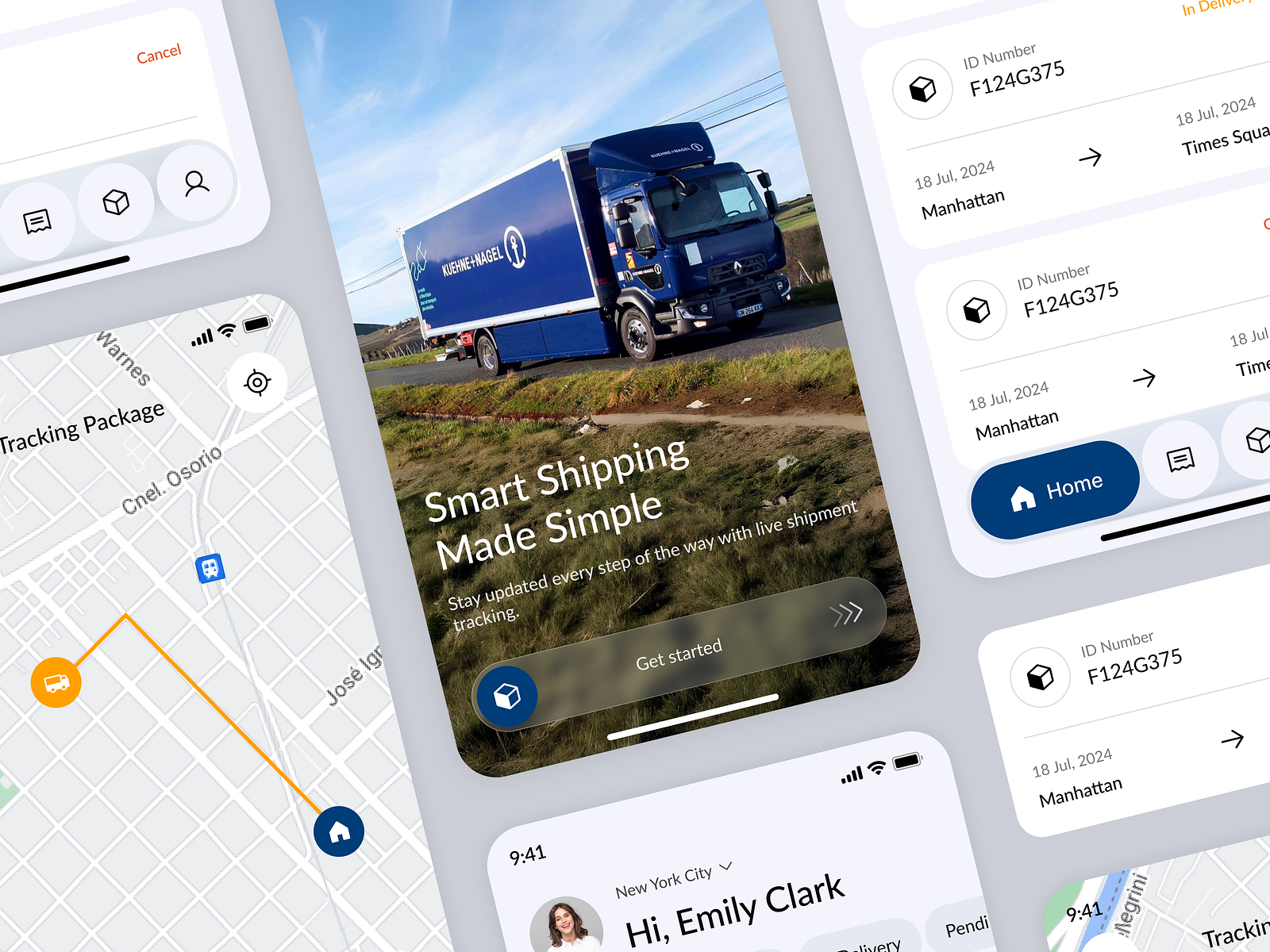 Logistic APP | UI Mobile App Design by Capi Product for Capi Creative ...