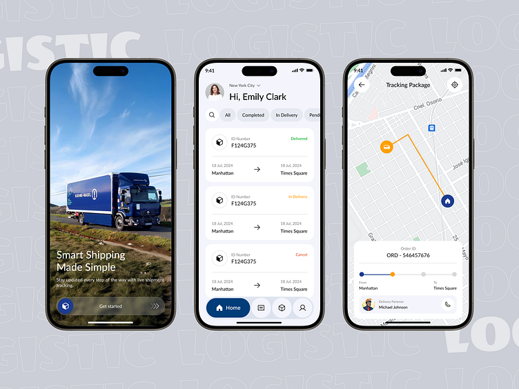 Logistic APP | UI Mobile App Design by Capi Product for Capi Creative ...