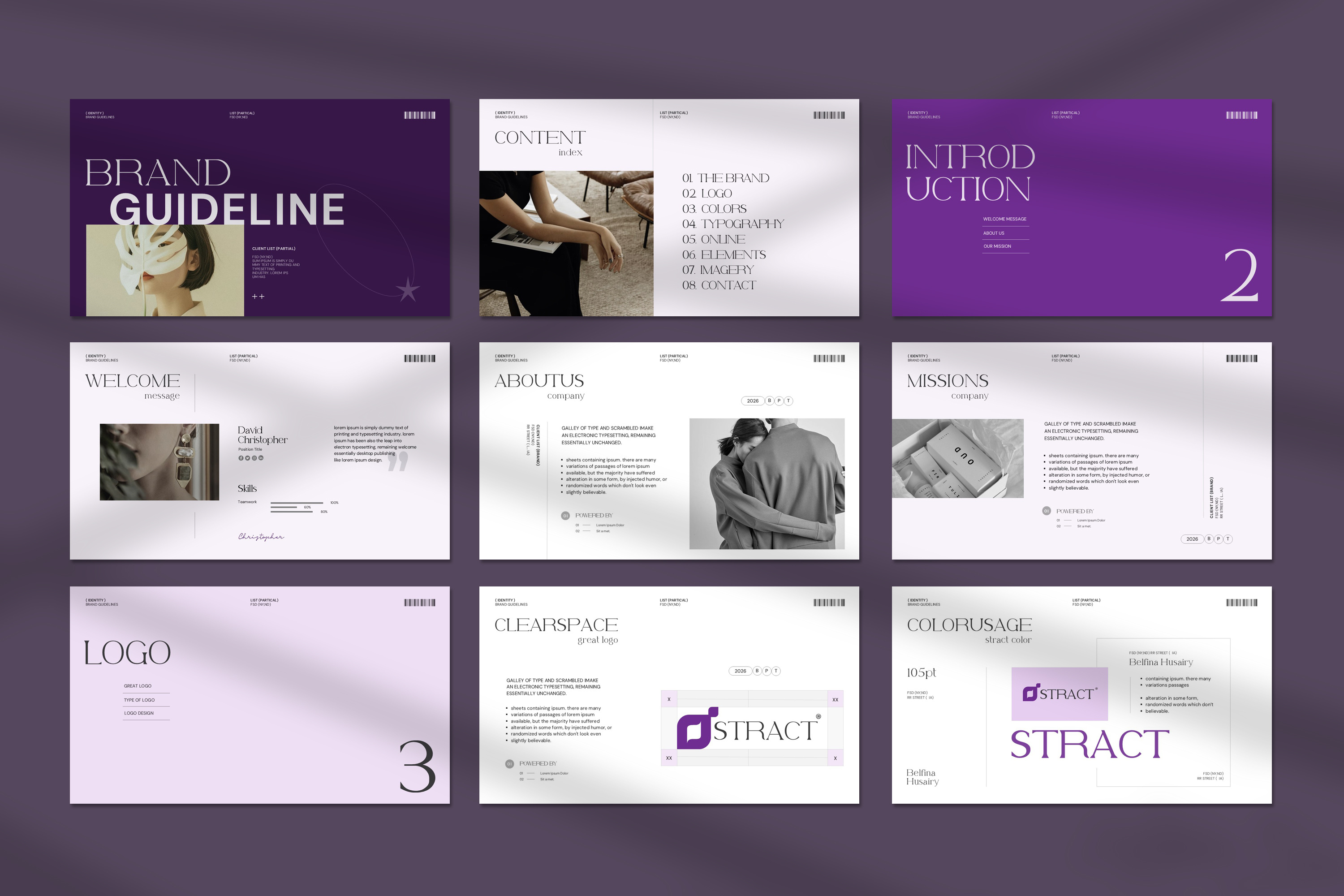 Stract Brand Guidelines Template by CreativeWork on Dribbble