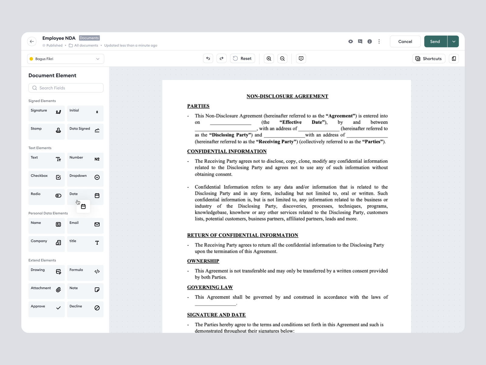 Tiimi – HR Documentation & Digital Signing in a SaaS HRM by Bagus Fikri for Fikri Studio on Dribbble
