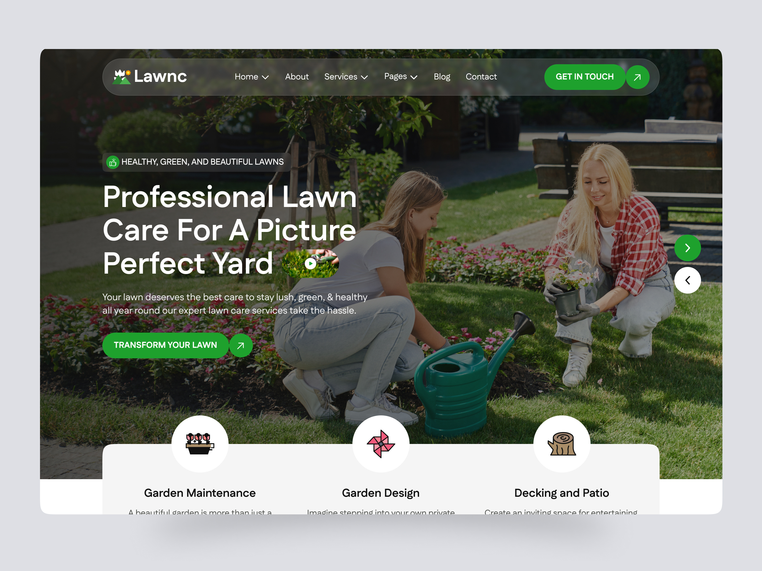 Gardening & Landscaping website Design by FleexStudio | Web Design ...