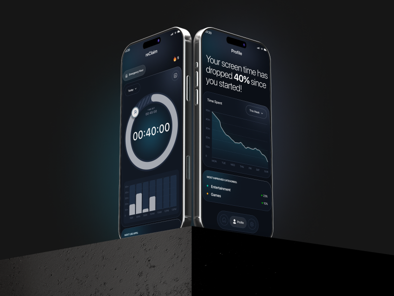 Screen Time - App Design by Degie on Dribbble