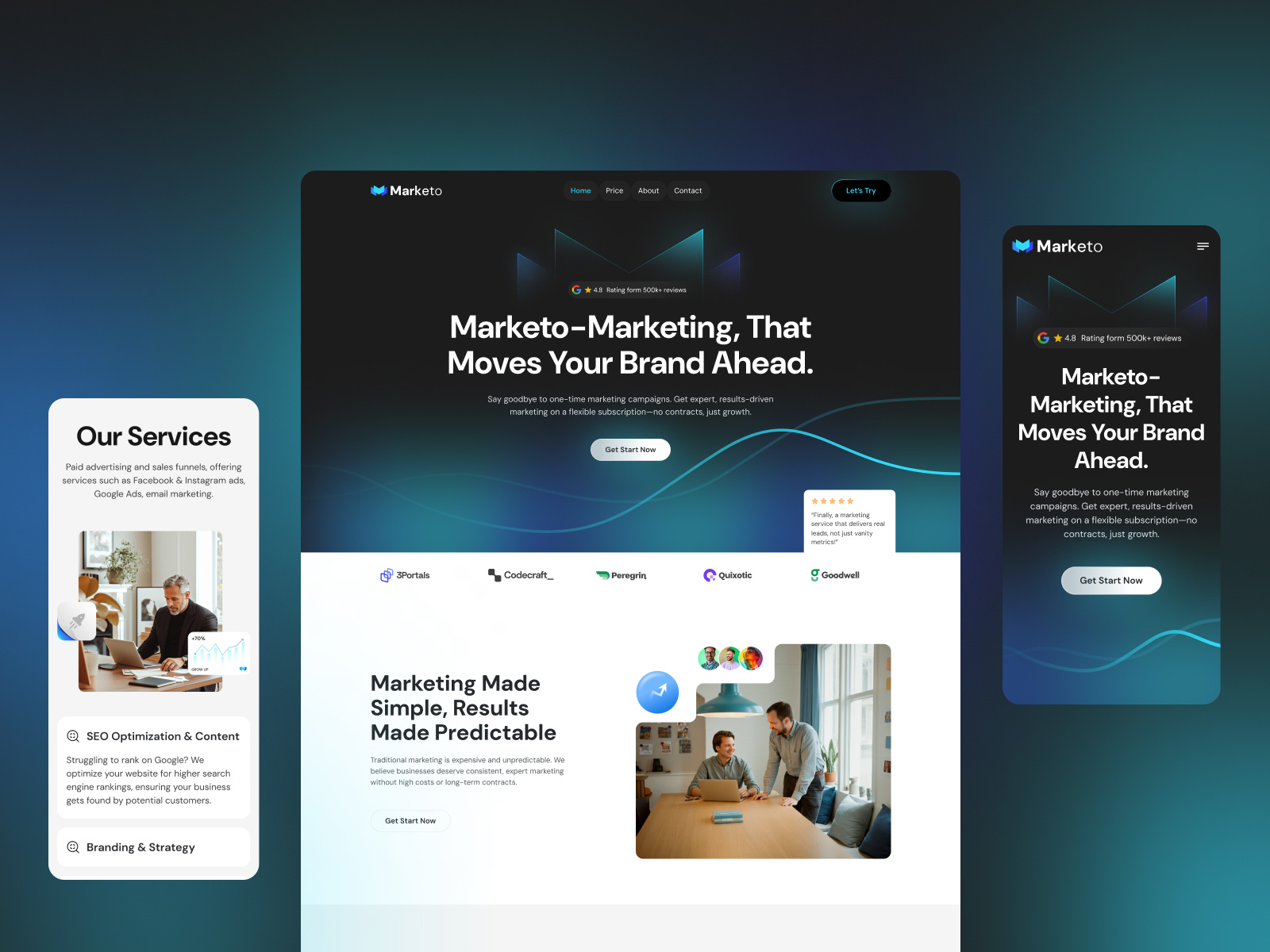 Marketo - Professional Services Website Design by Tarik Eamin for ...