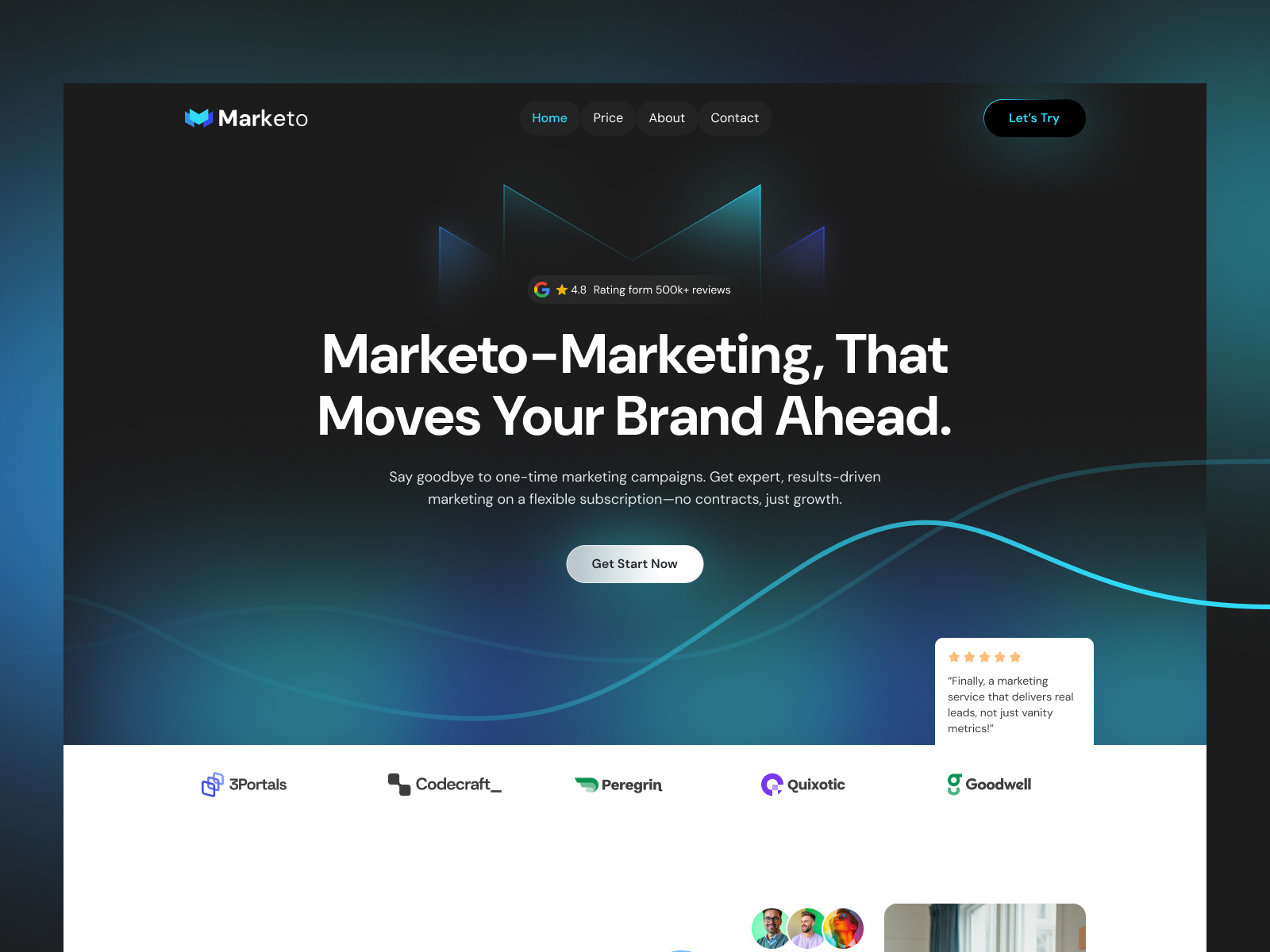 Marketo - Professional Services Website Design by Tarik Eamin for ...