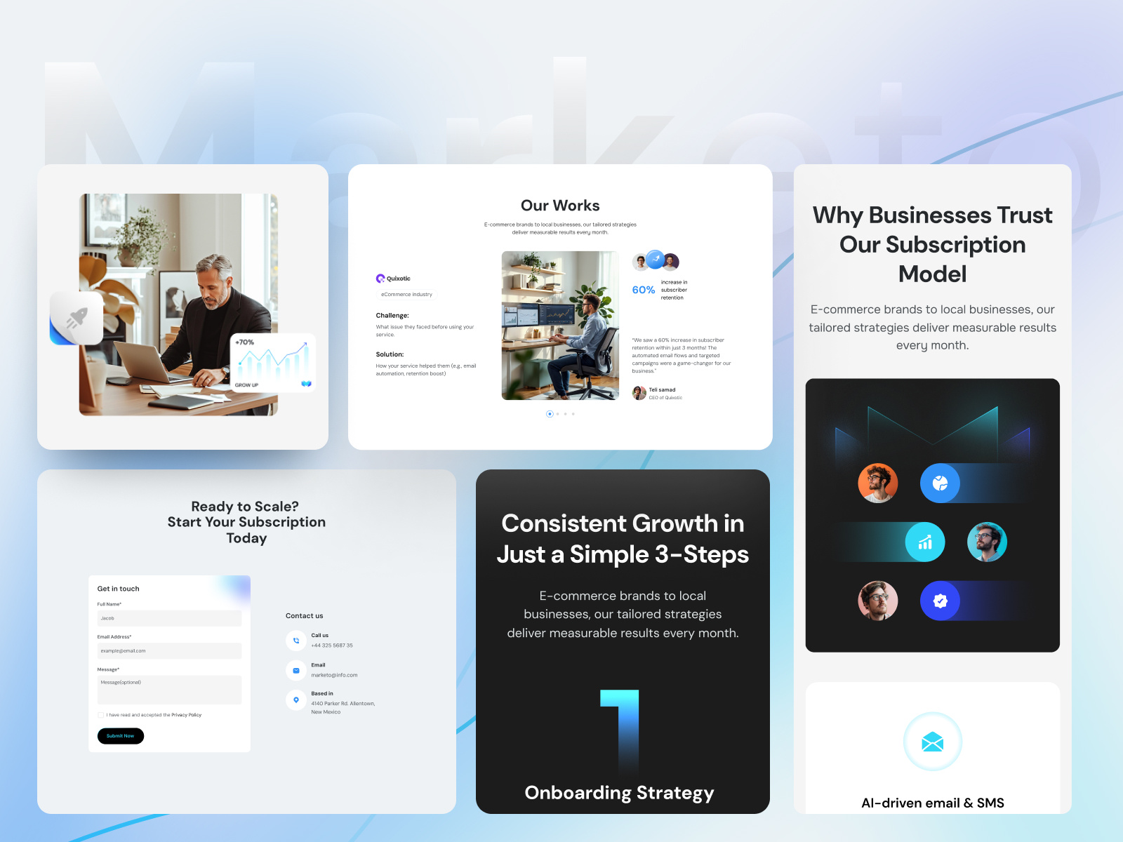 Marketo - Professional Services Website Design by Tarik Eamin for ...