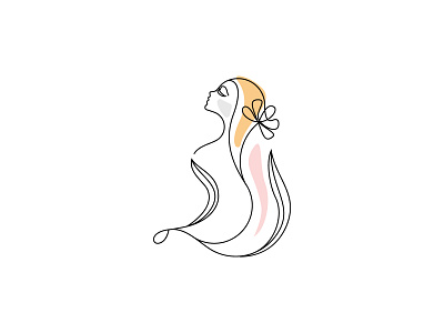 Line Art Woman, Simple Line Art Feminine Logo by Md Humayun Kabir on ...