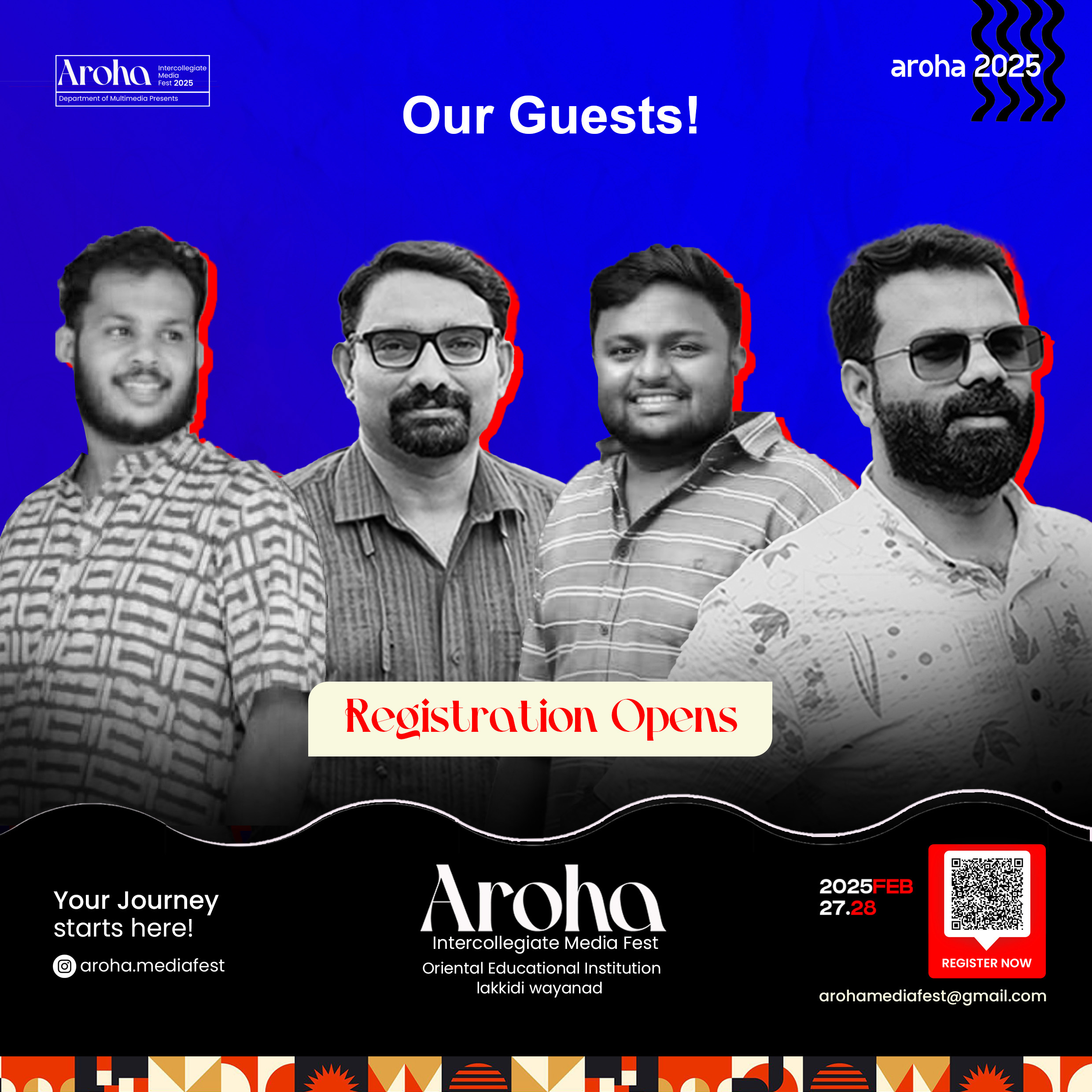 Aroha media fest 2025 | Our guest poster design by Arshdd UX on Dribbble