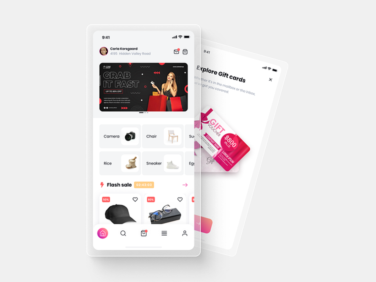 eCommerce Mobile App UI Case Study by Md Rafatul Islam on Dribbble