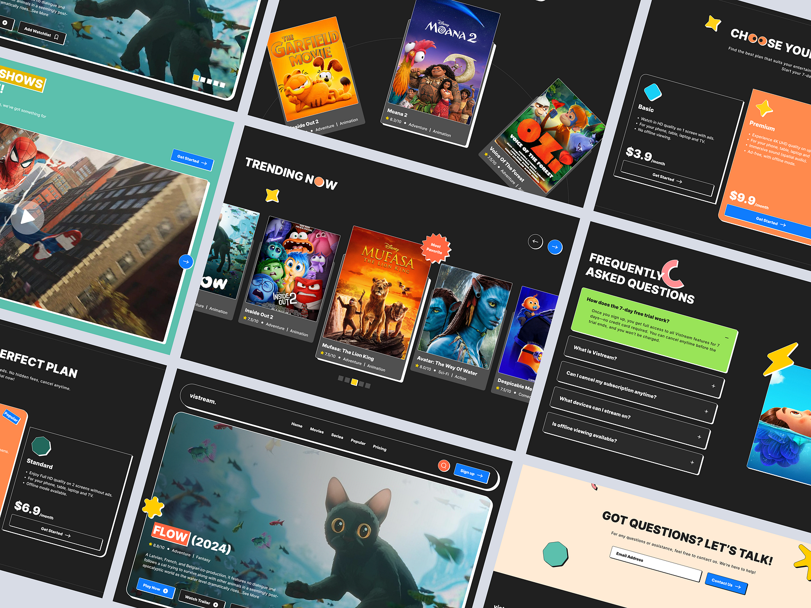 Video Streaming Landing Page | UI Website Design by Capi Product for ...