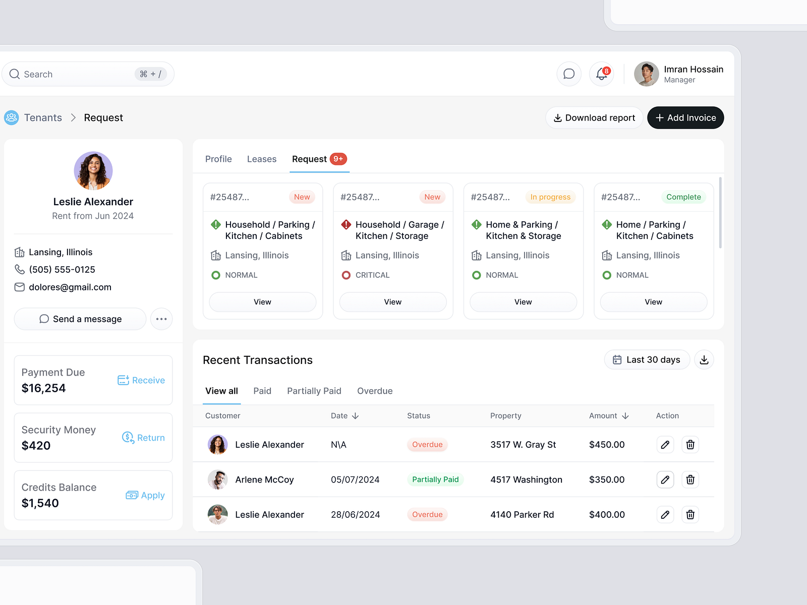 Property Management App - Maintenance Request by Musemind SaaS for ...