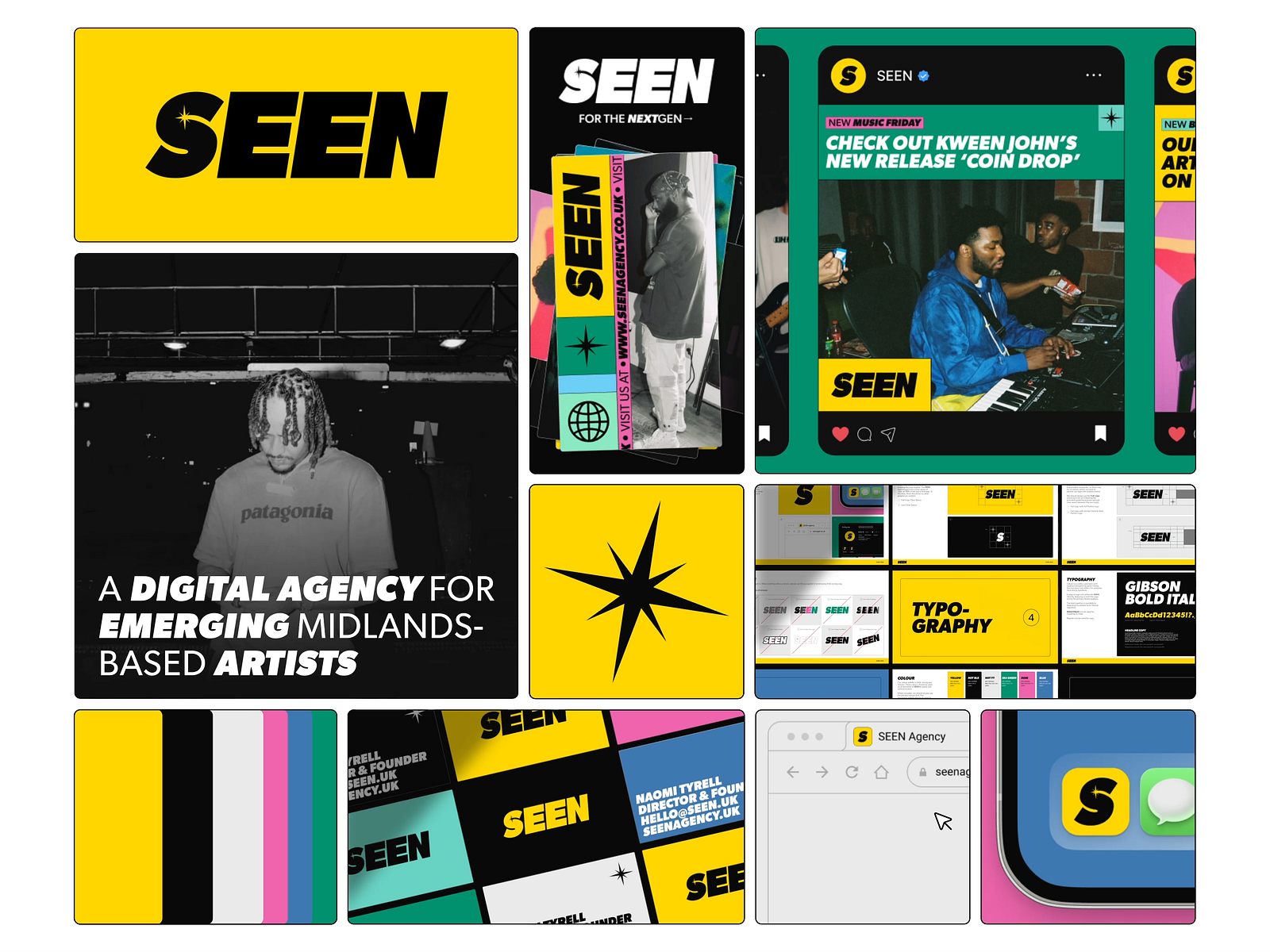 SEEN Brand Identity by Luke Maitland on Dribbble