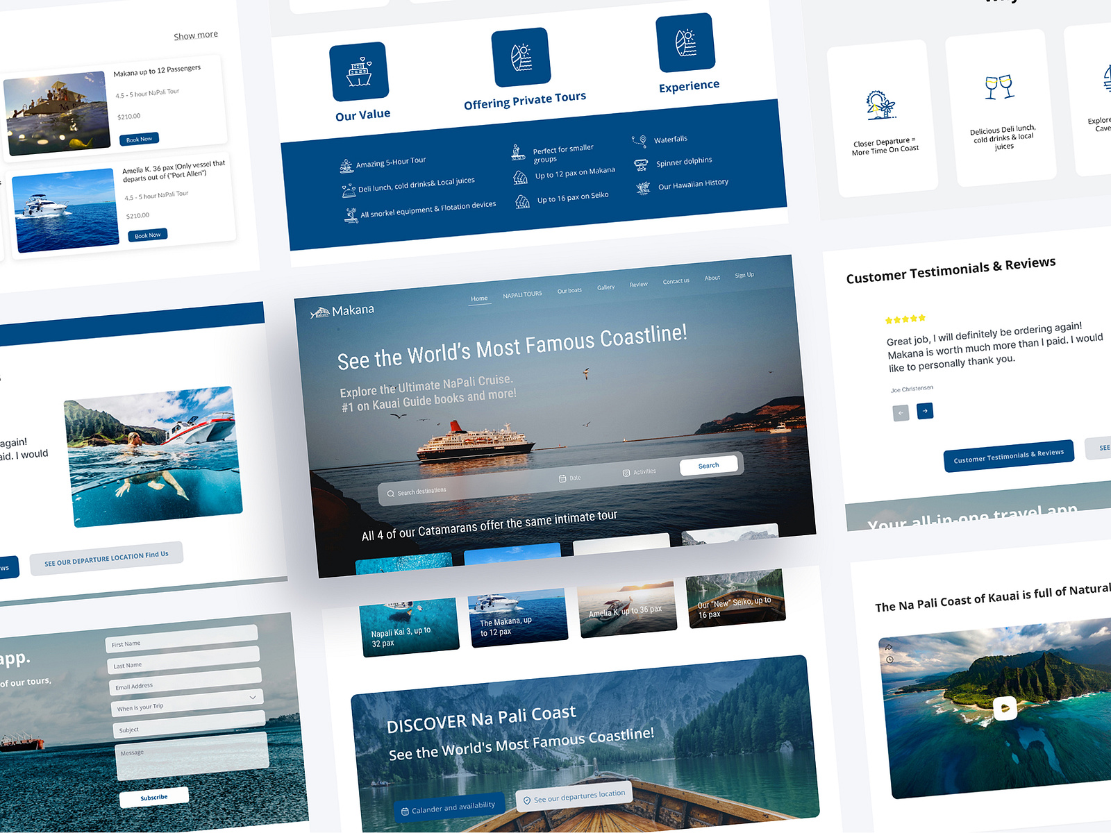 Travel Landing Page Case Study by Gandom on Dribbble