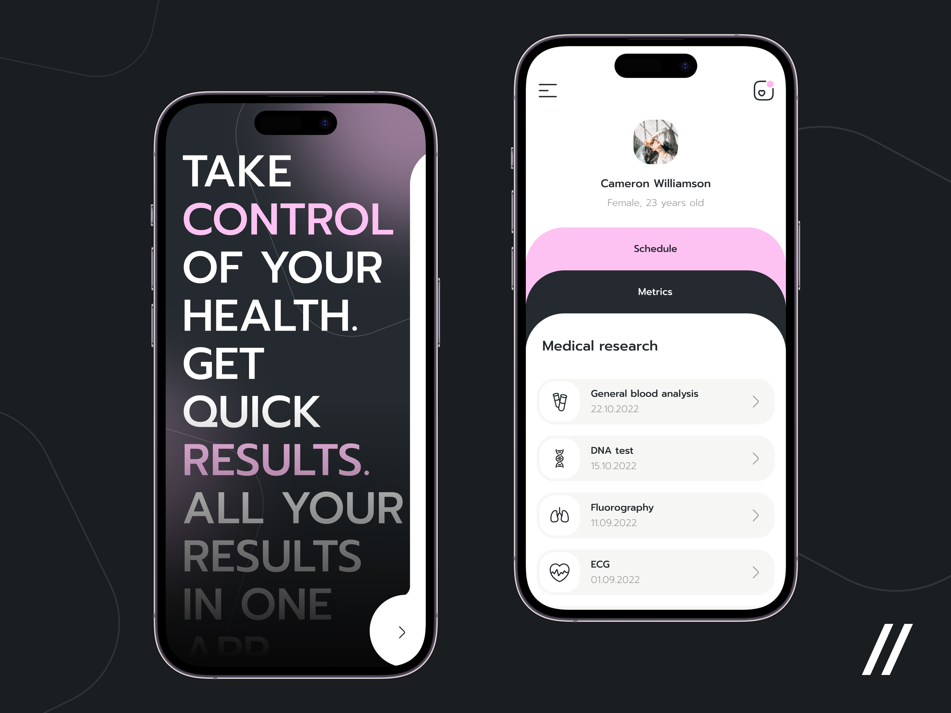 Genetic Test Result Mobile IOS App by Purrweb UI/UX Agency on Dribbble