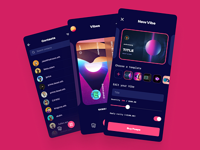 Web3 App – UI Design by Agustín Schelstraete on Dribbble