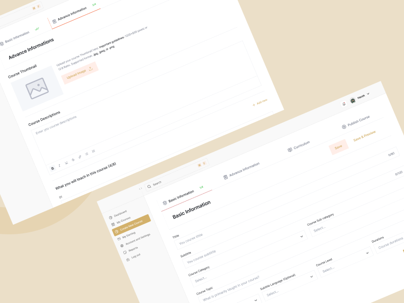 Online Learning Platform UI by Faysal Kareem on Dribbble
