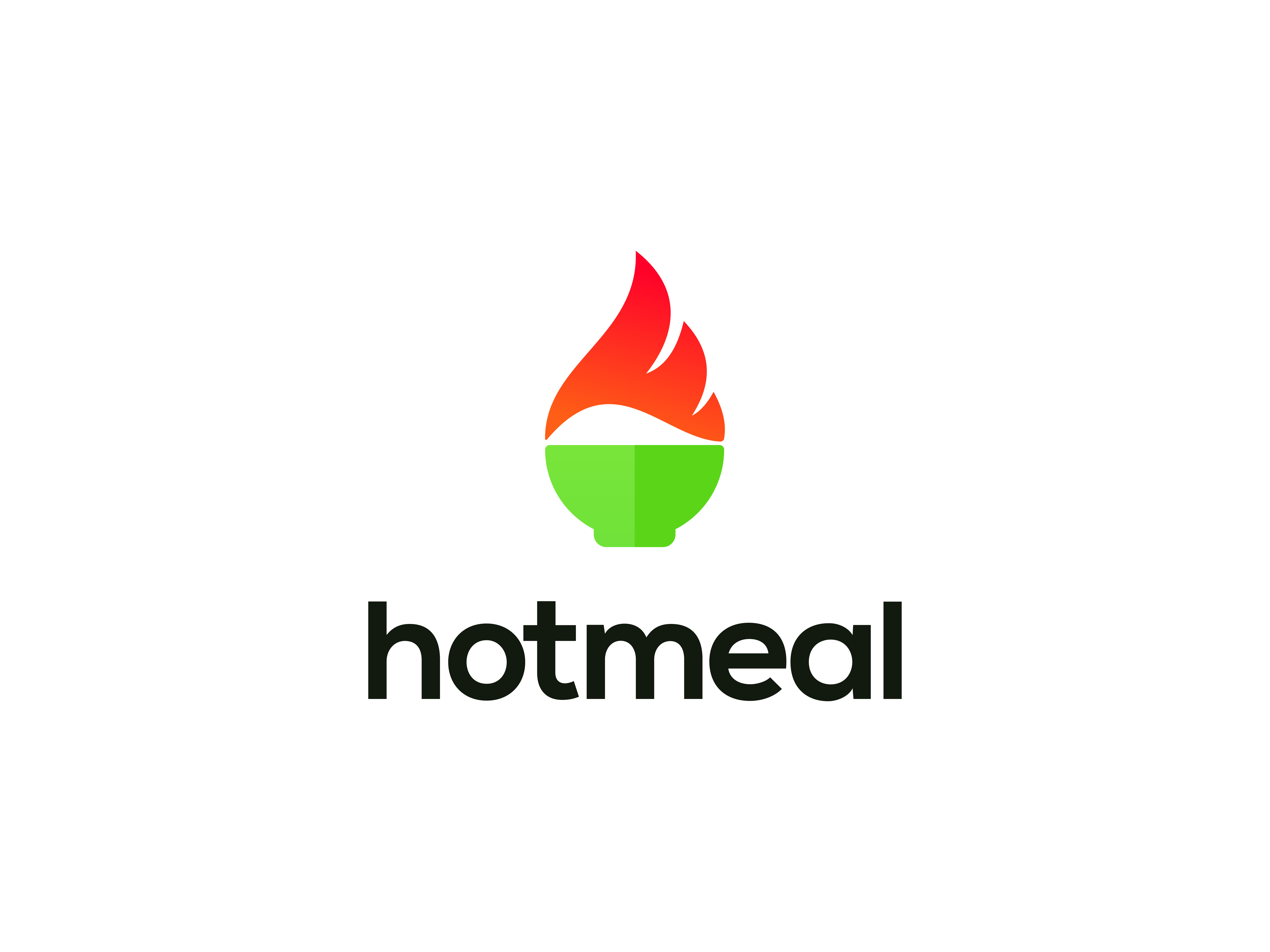 Hotmeal food logo by Jowel Ahmed on Dribbble