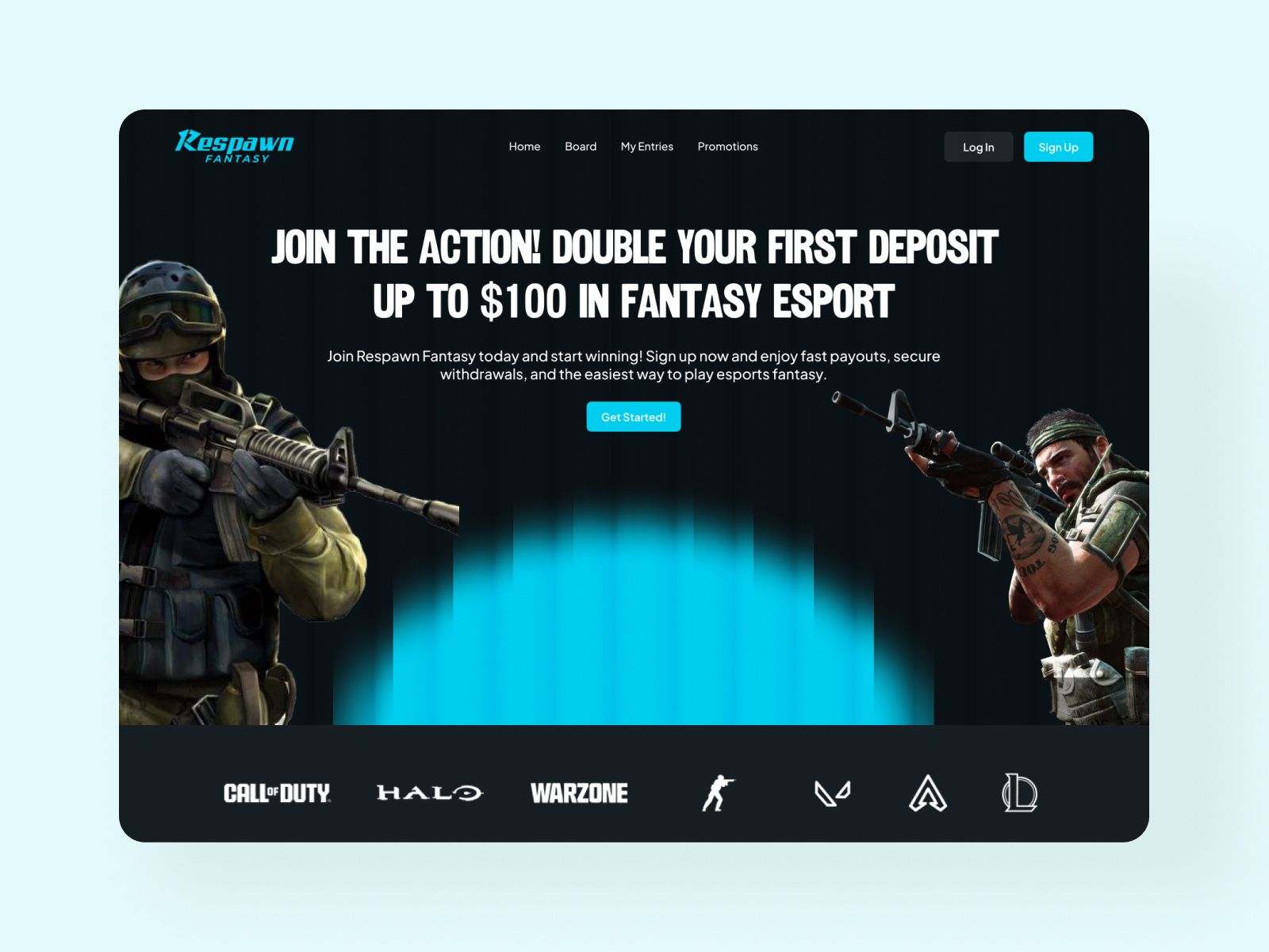 Respawn Fantasy - Platform Design by Keon Agency on Dribbble