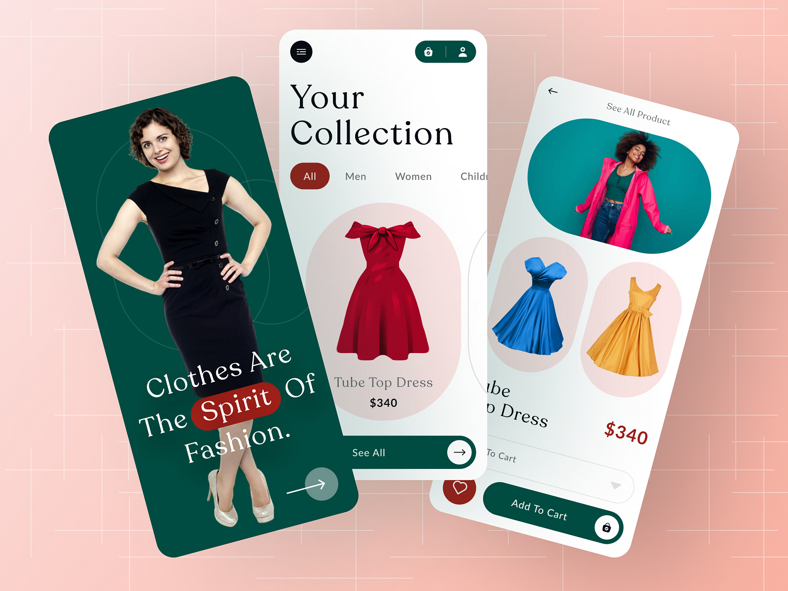 Fashion E-Commerce Store Mobile App Design by Azizul Hakim Bappa for ...