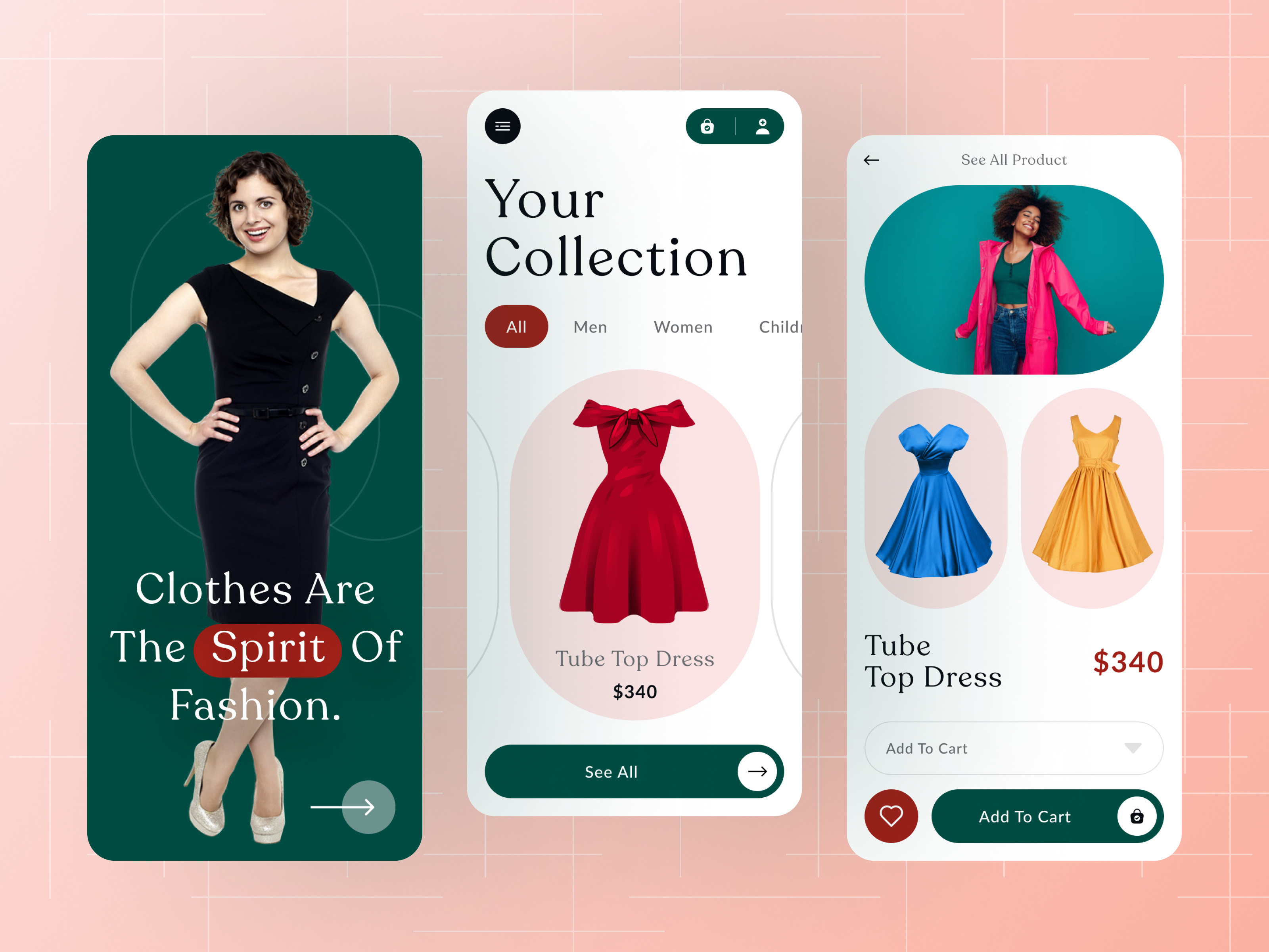 Fashion E-Commerce Store Mobile App Design by Azizul Hakim Bappa for ...
