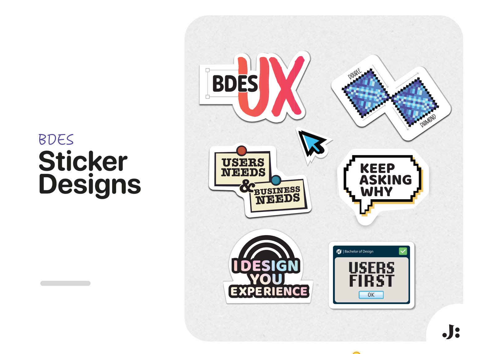 BDES Sticker Designs by Janvi Bhavsar on Dribbble