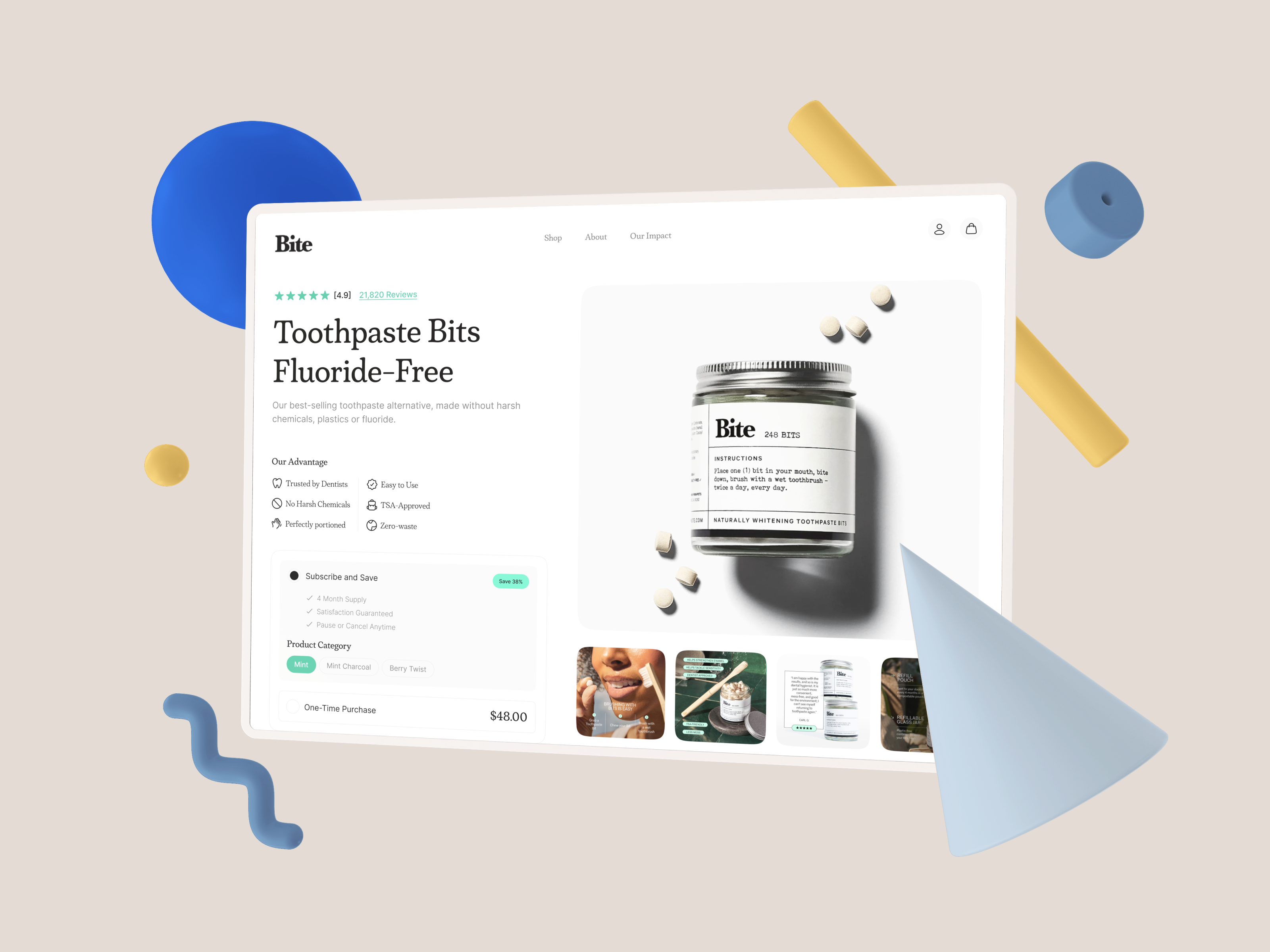 Bite Website Redesign – Product Details Page | UIUX | Responsive by ...
