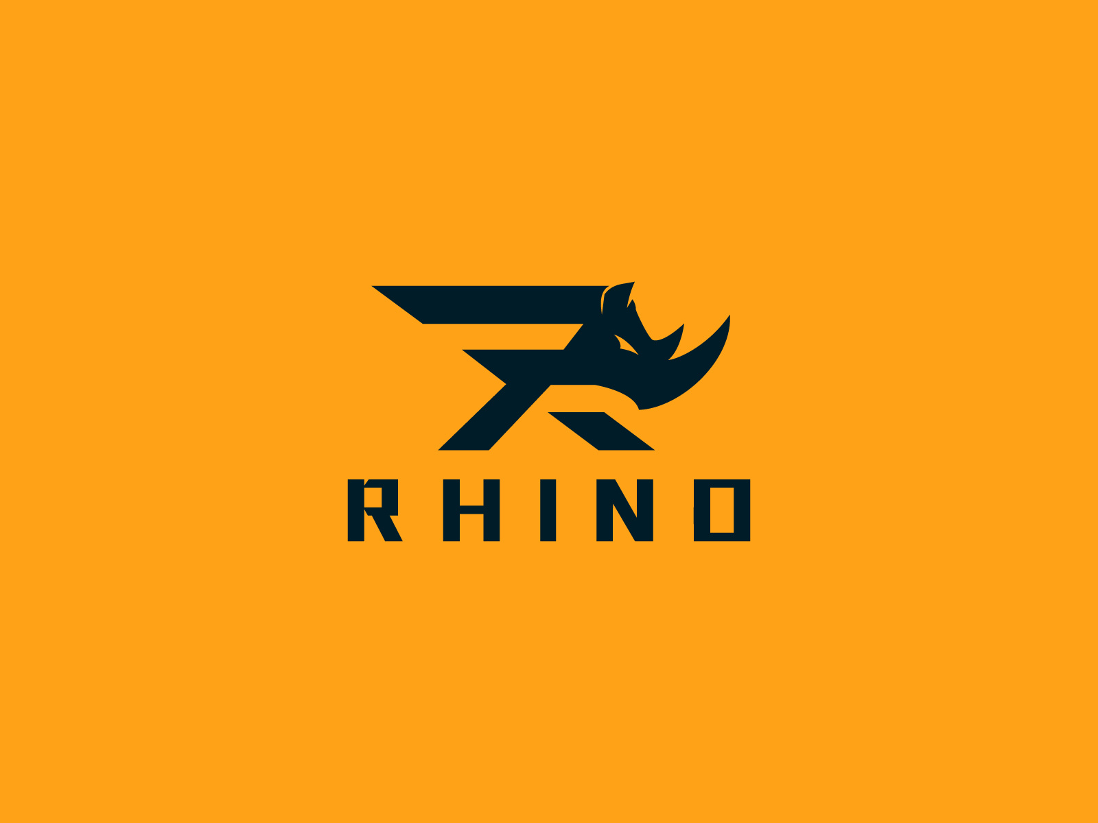 Letter R Rhino Logo by Ben Naveed 🇺🇸 on Dribbble