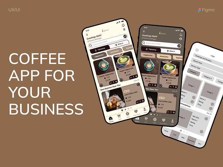 Coffee App UI by Md Mahi Uddin on Dribbble