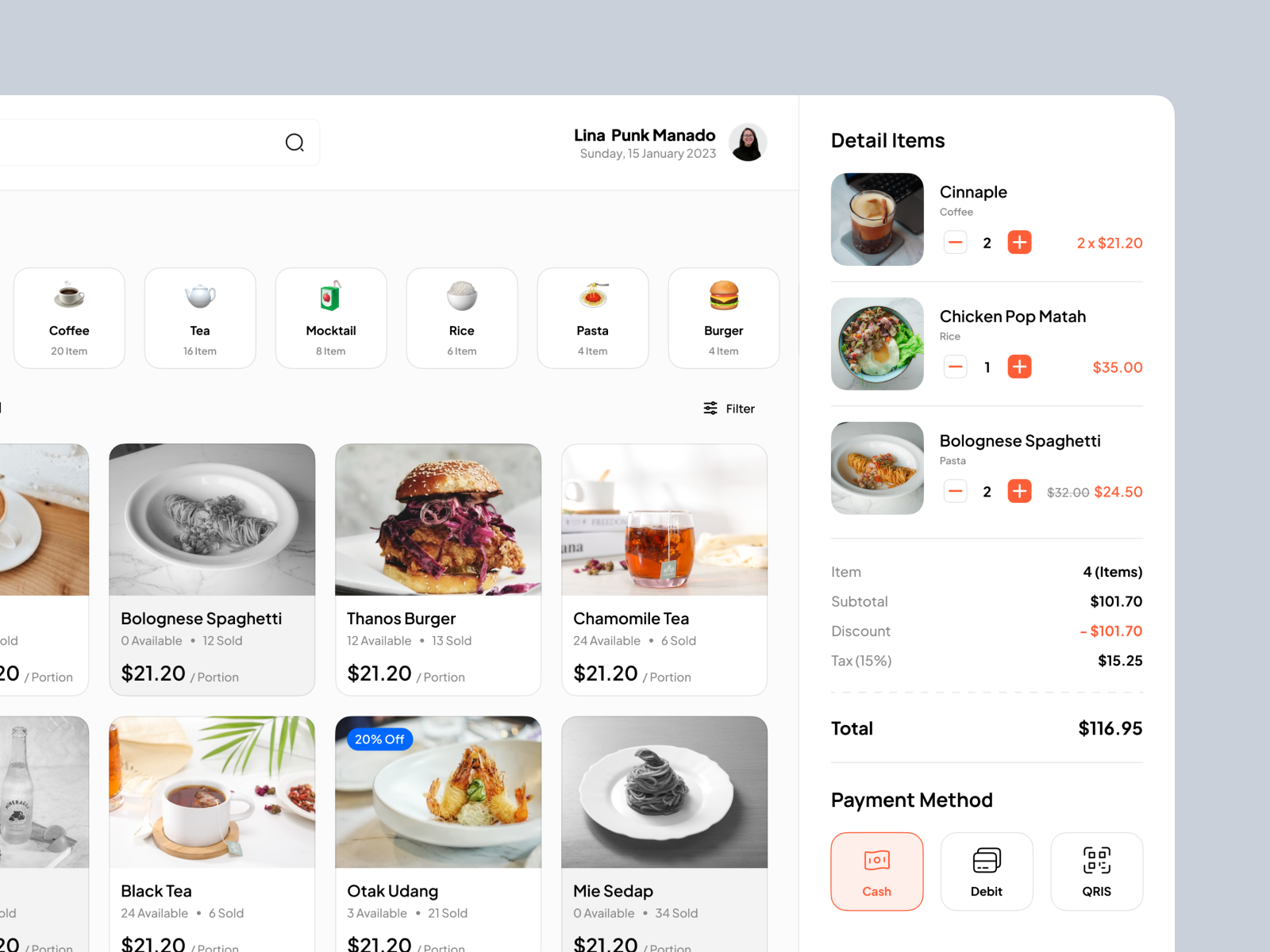 Cafe POS System by Daffa Toldo👽 for Caraka on Dribbble