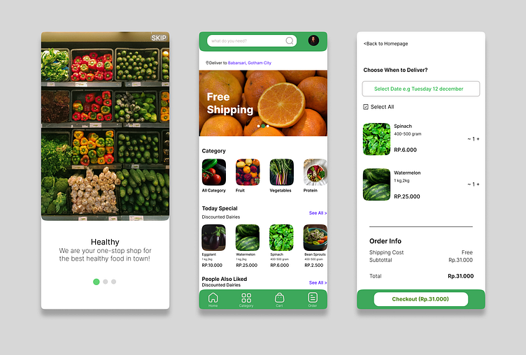 NatFresh - Mobile App by Lotti on Dribbble