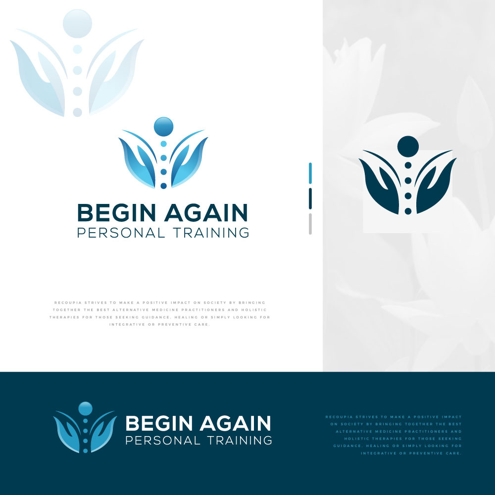 BEGIN AGAIN PERSONAL TRAINING Logo Design by jessica Designer on Dribbble