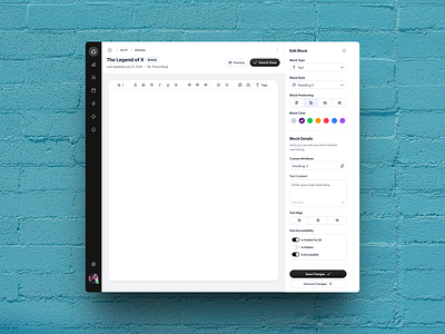 Text Editor UI interface by Timothy Avidime on Dribbble