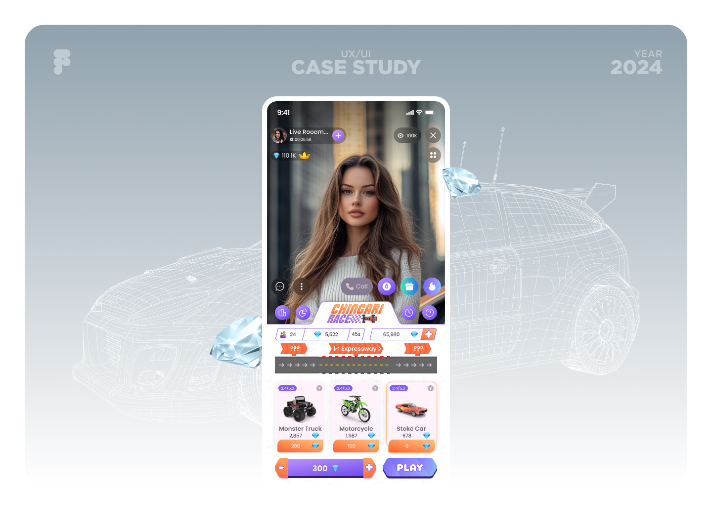 Car Race Game - Ui/Ux Case Study by Chanchal Santra on Dribbble