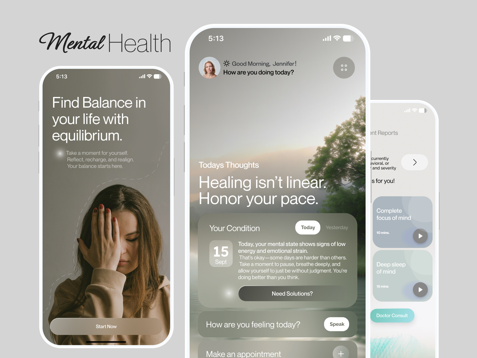 Ai mental health app design by lazy kar for LazyInterface UI UX Team on Dribbble