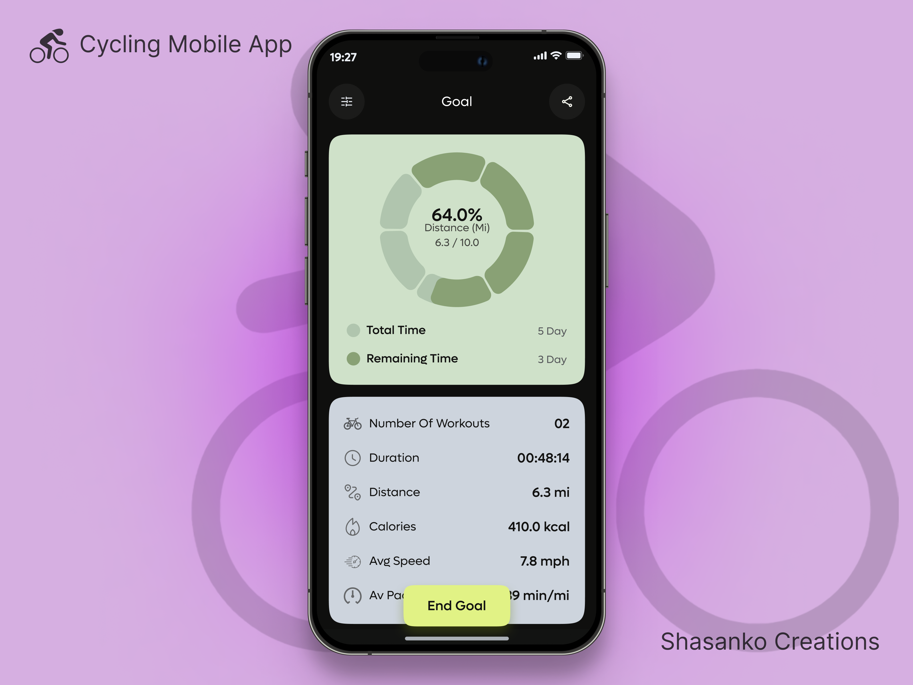 Cycling Mobile App - UI/UX Design by Shasanko Creations on Dribbble