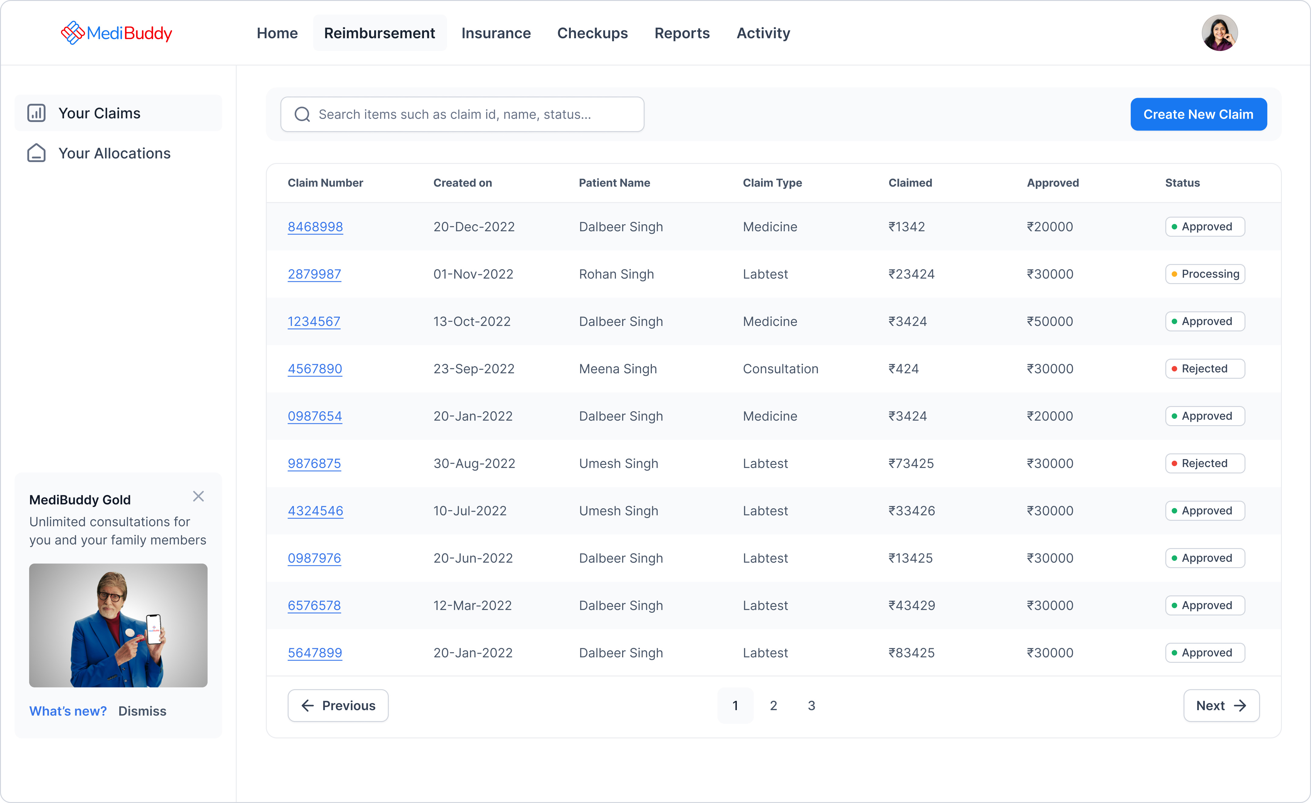 Browse thousands of Reimbursement Dashboard images for design ...